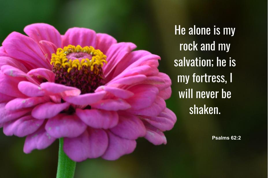 Psalm 62:2 – Aji's Home